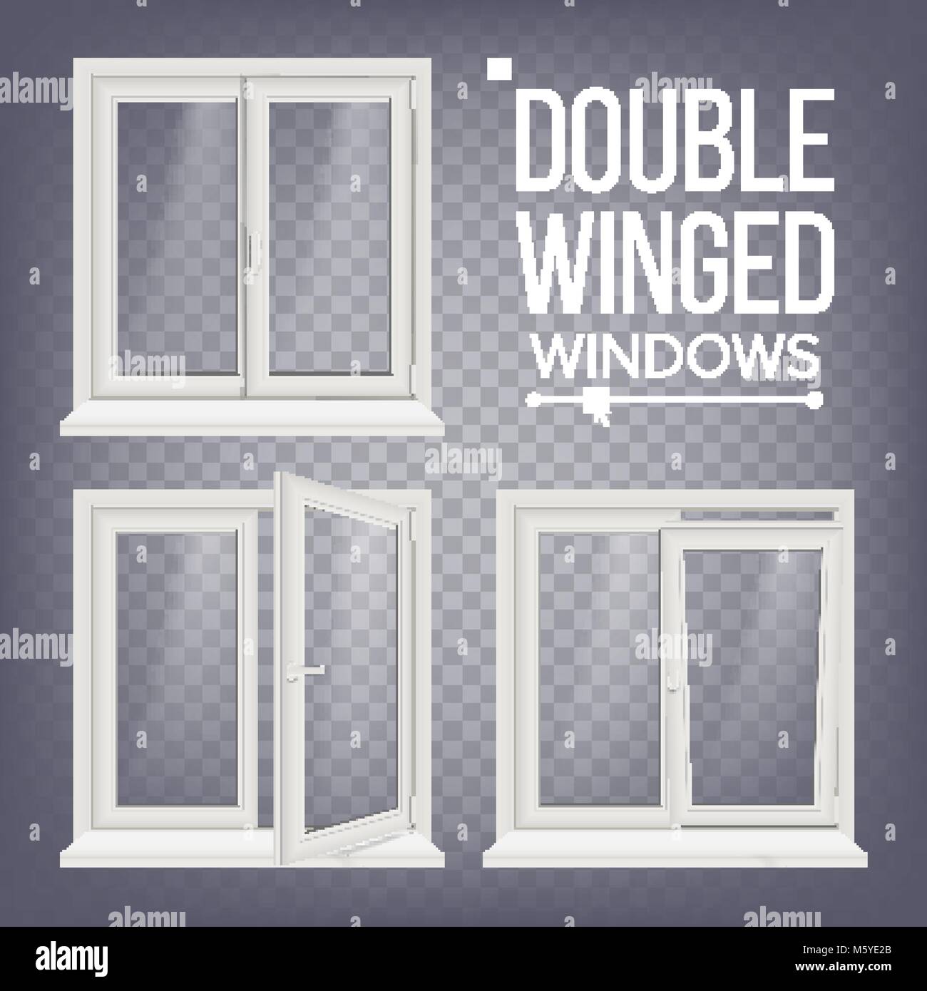 Double open door illustration on hi-res stock photography and images ...