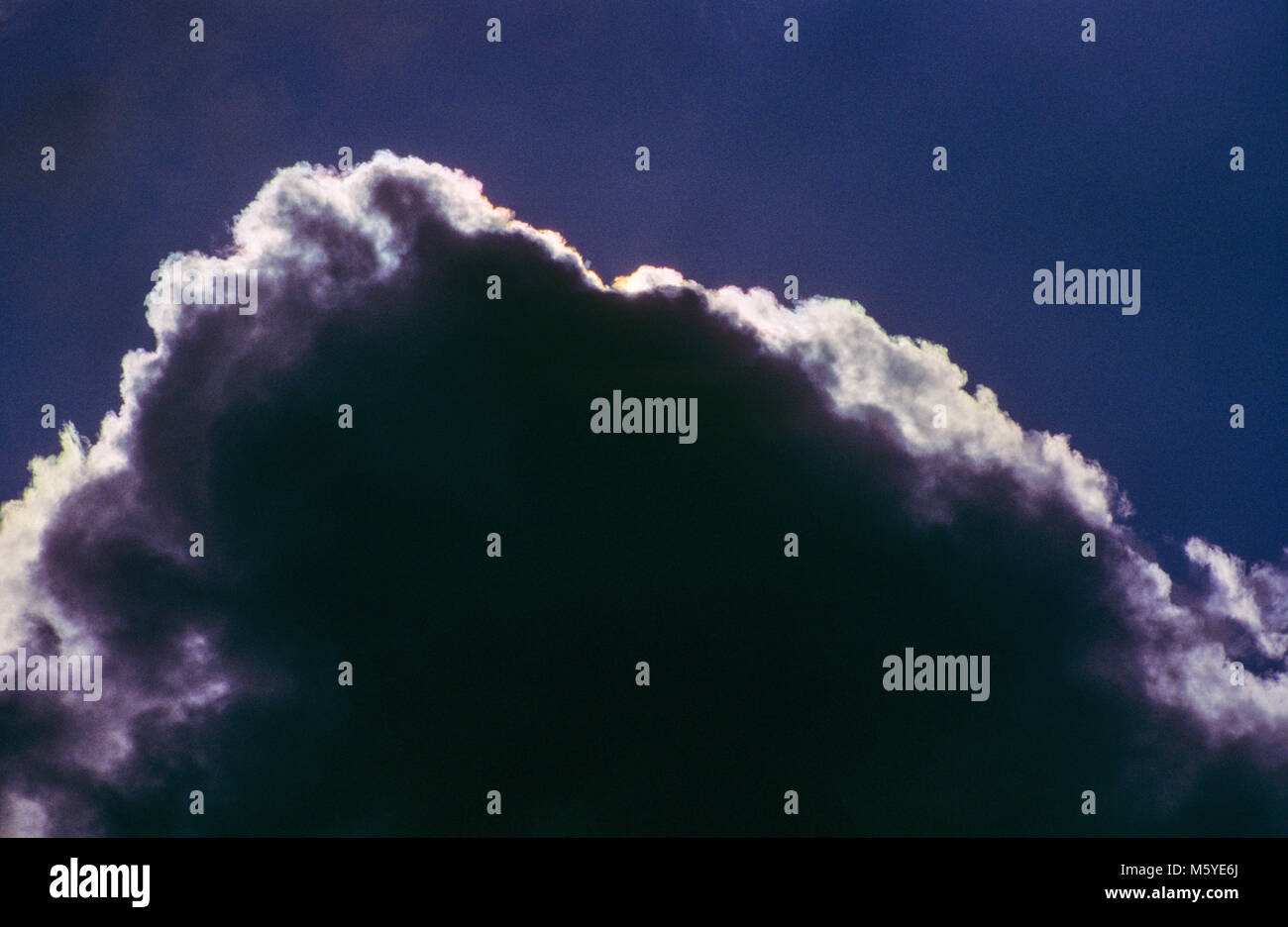Cloud With silver lining Stock Photo - Alamy