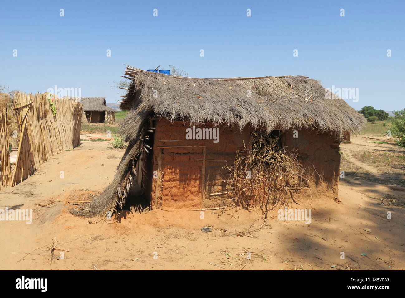 A village on Madagascar island Stock Photo - Alamy