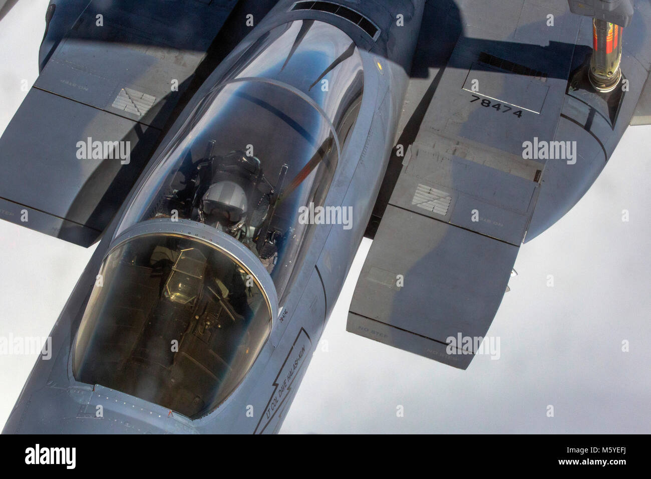 A U.S. Air Force F-15C Eagle with the 104th Fighter Wing, Massachusetts ...