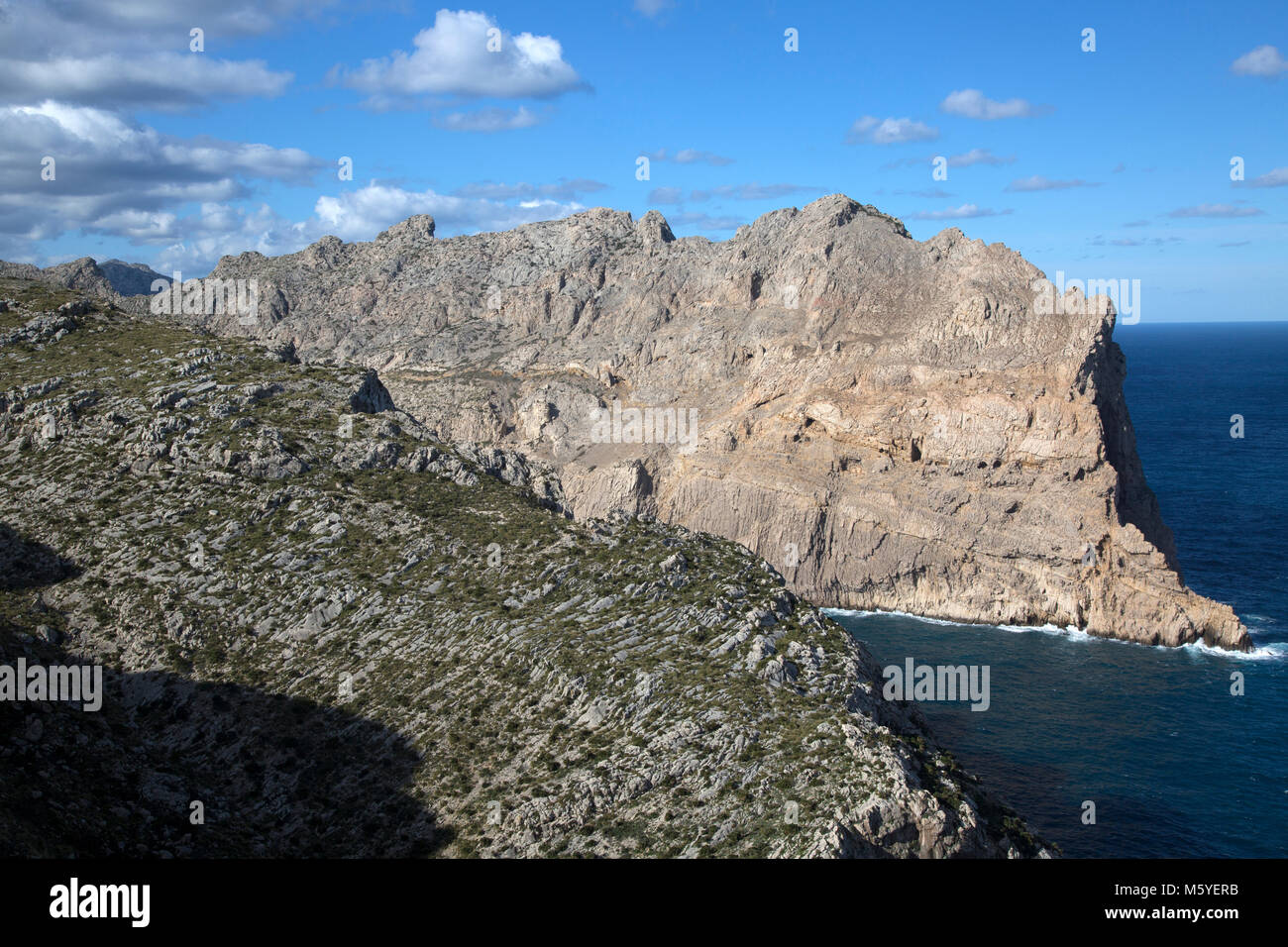 Cliff in Formentor; Majorca; Spain Stock Photo - Alamy