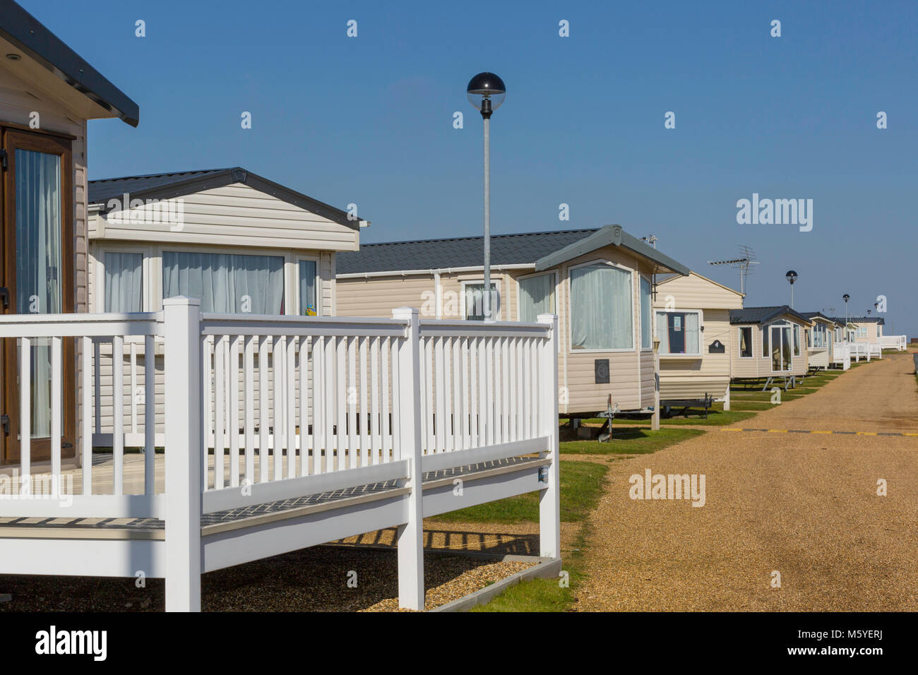 Static caravans hi-res stock photography and images - Alamy