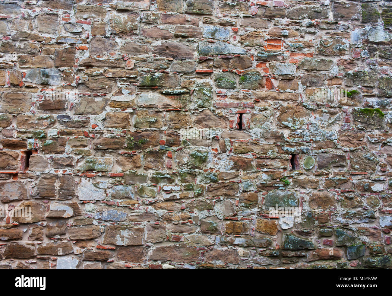 Medieval brick wall texture green hi-res stock photography and images ...