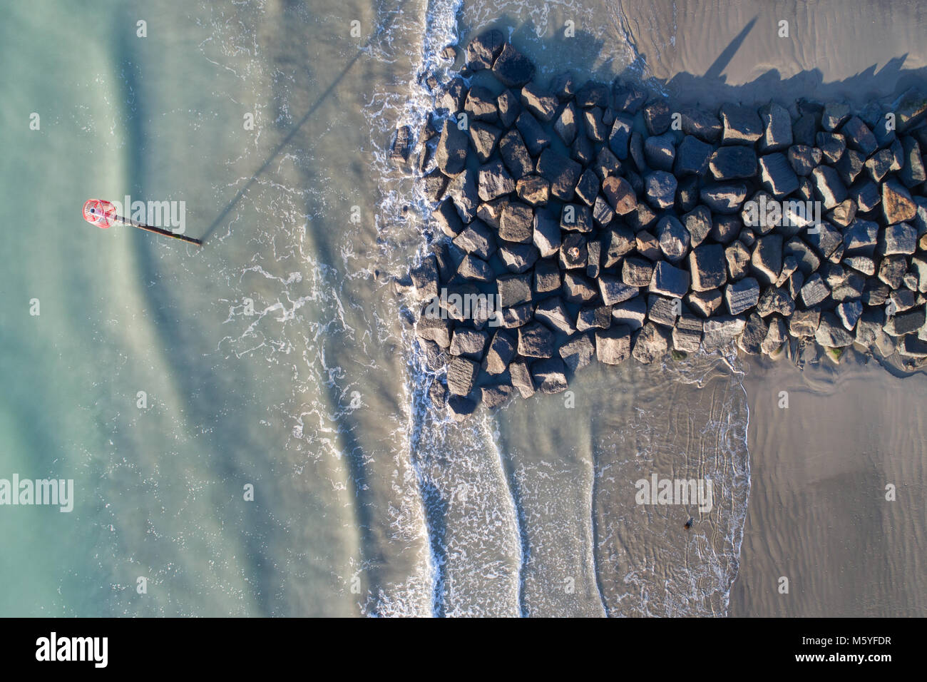 Groynes aerial hi-res stock photography and images - Alamy