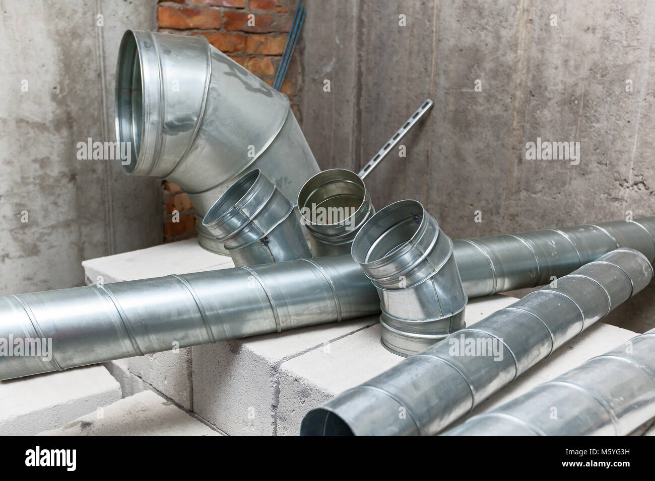 Ventilation ducts. many of the same bent metal components the air duct ...