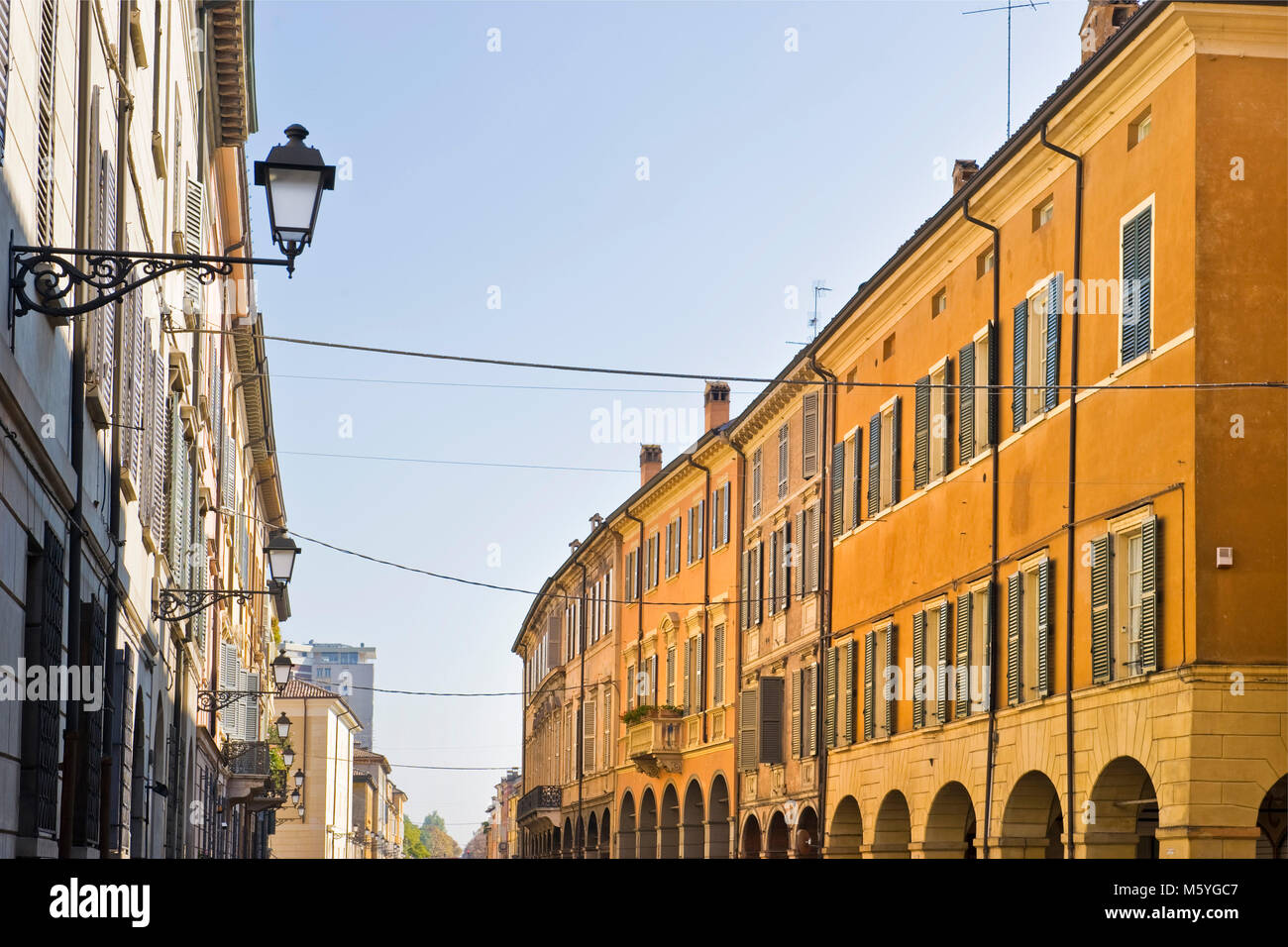 Via Emilia, Reggio Emilia, Emilia Romagna, Italy Stock Photo - Alamy