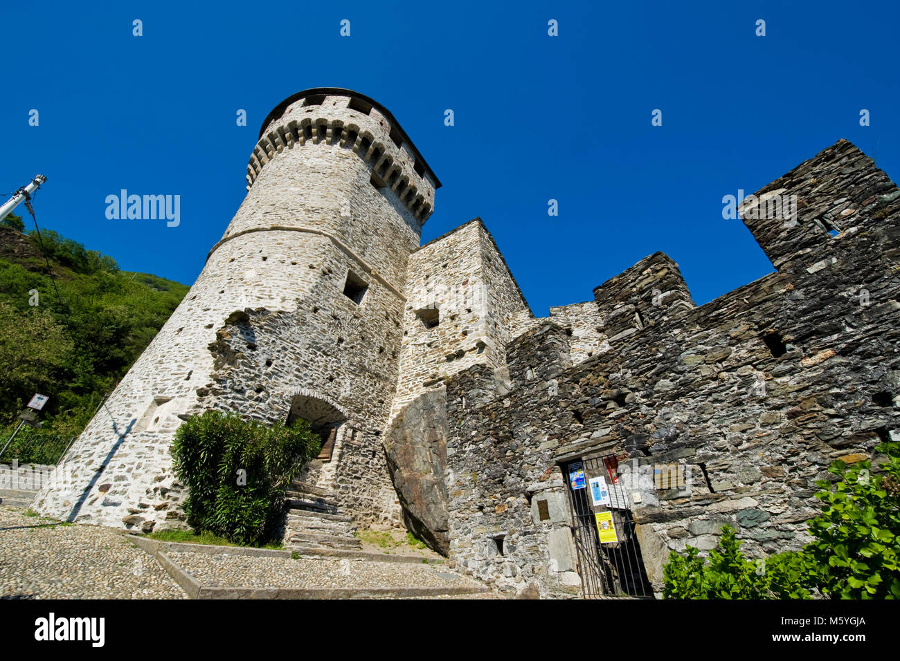Visconteo castle, Vogogna, Piedmont, Italy Stock Photo - Alamy
