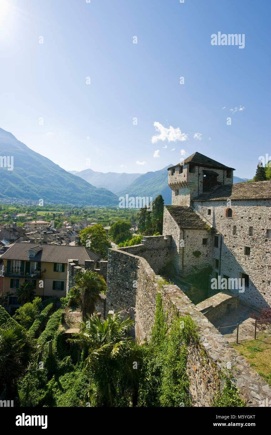 Visconteo castle, Vogogna, Piedmont, Italy Stock Photo - Alamy