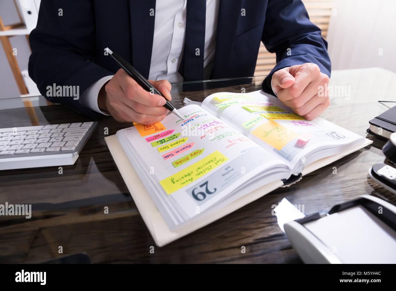 Man diary writing hi-res stock photography and images - Alamy