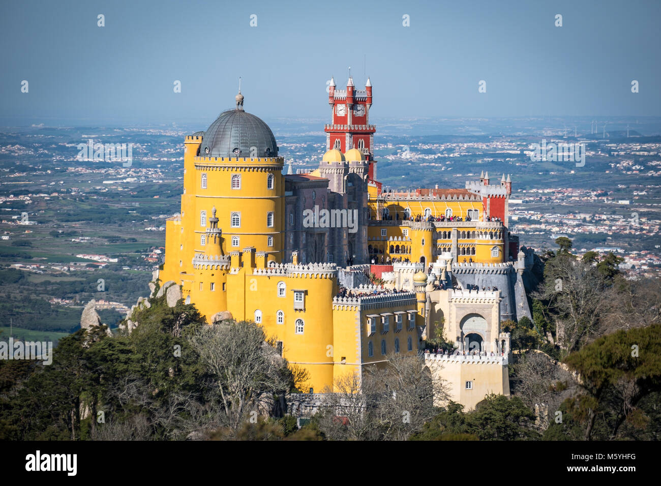 Sintra Palace, romantism in Portugal Stock Photo - Alamy