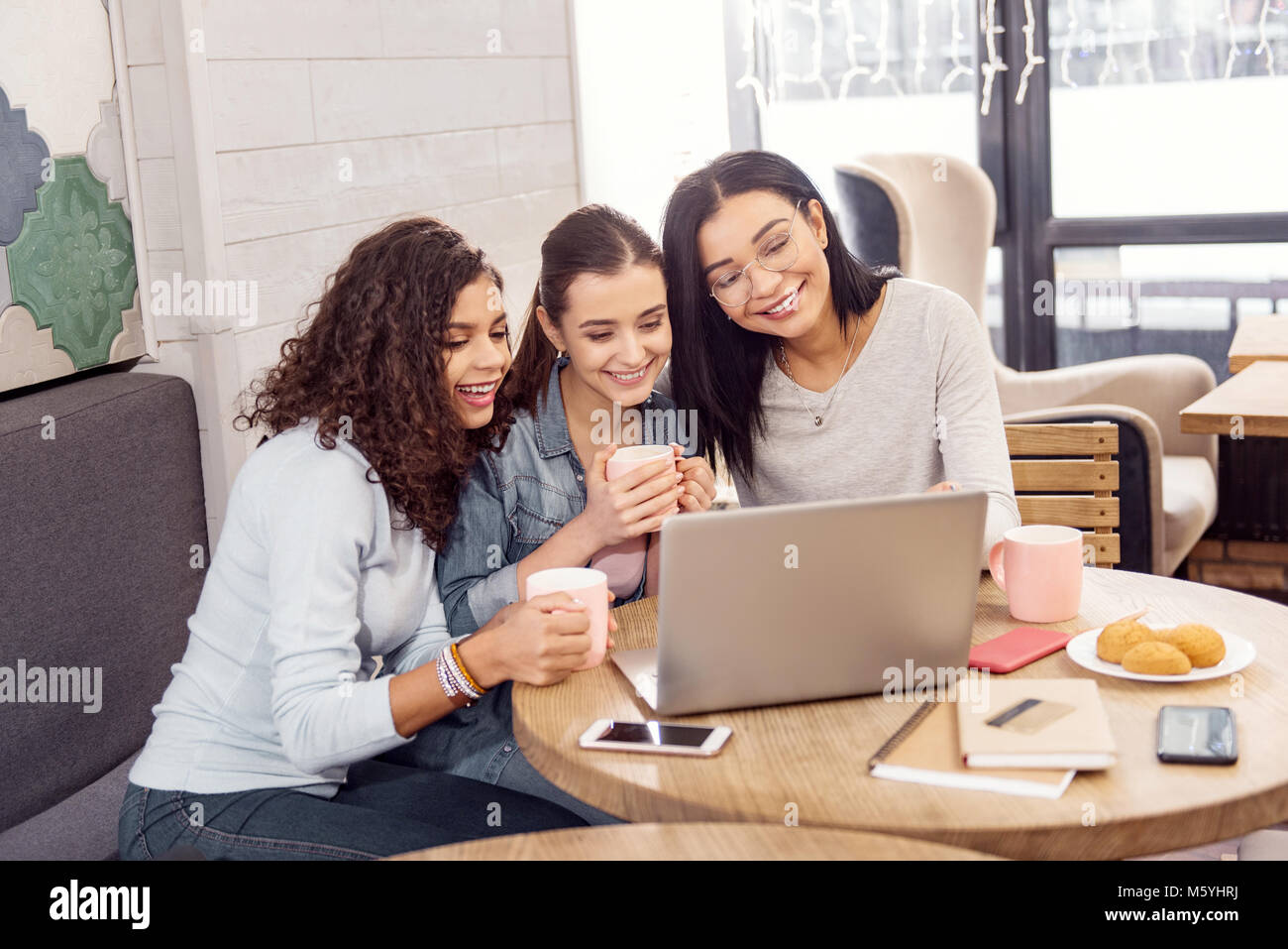 Admiring his work hi-res stock photography and images - Alamy