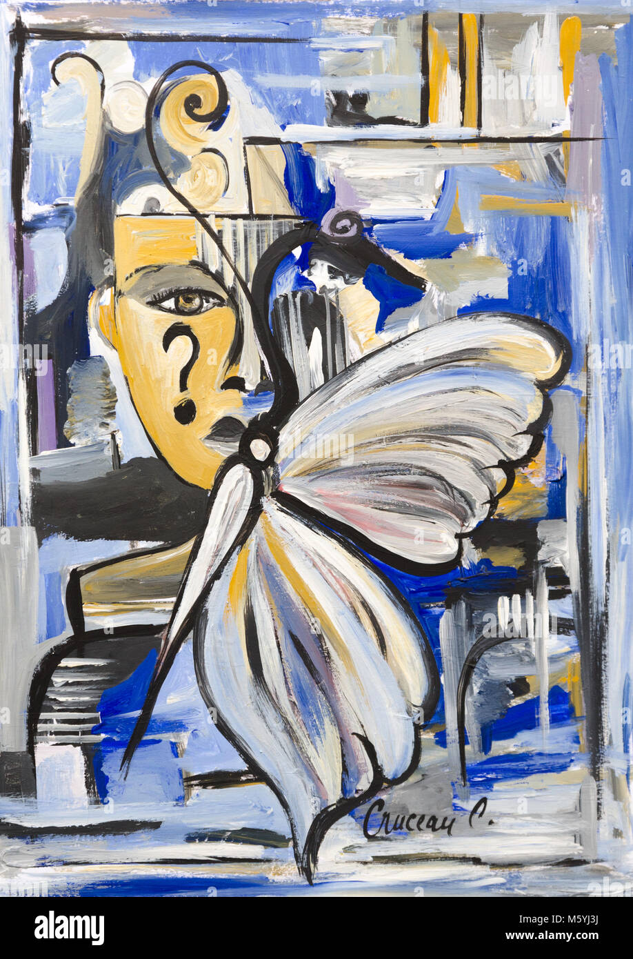 Beautiful abstract painting Stock Photo - Alamy