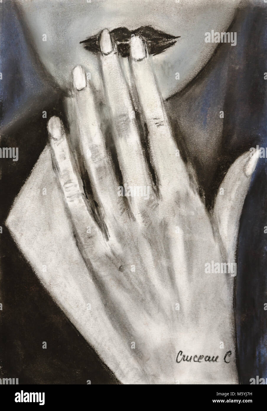 Body painting red hi-res stock photography and images - Alamy