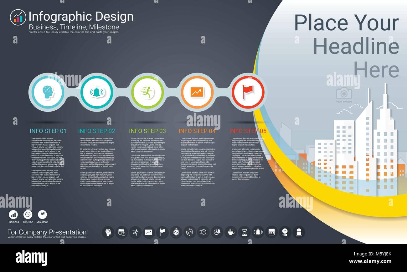 Roadmap infographic hi-res stock photography and images - Alamy