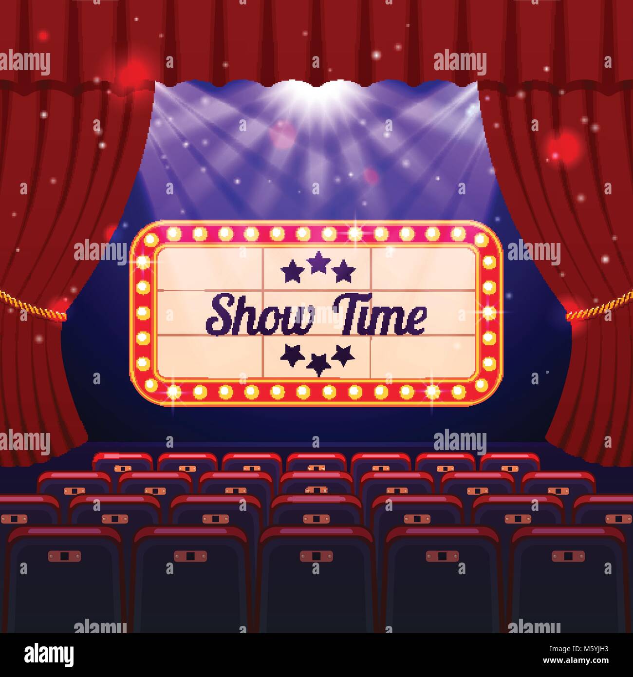 Time concert stage Stock Vector Images - Alamy