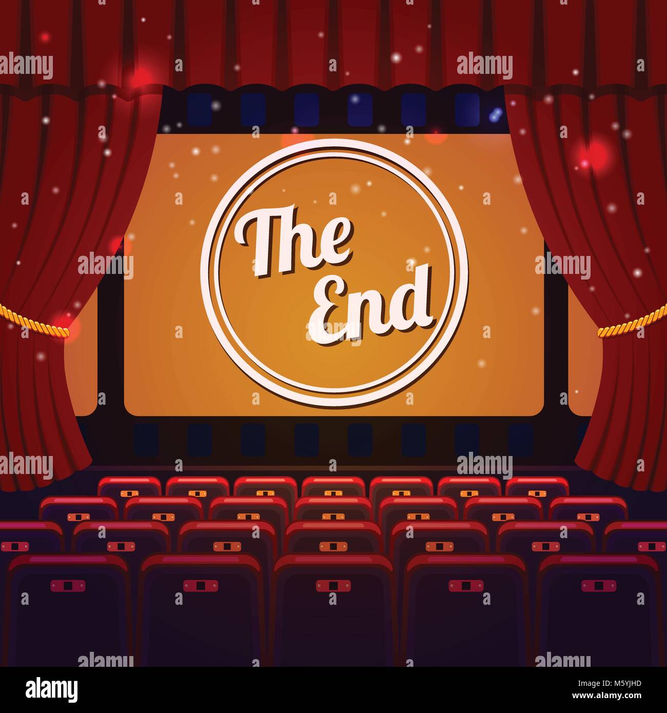 End Show Concept Stock Vector Image & Art - Alamy