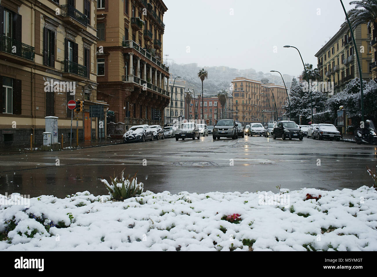 Italy naples piazza sannazzaro hi-res stock photography and images - Alamy