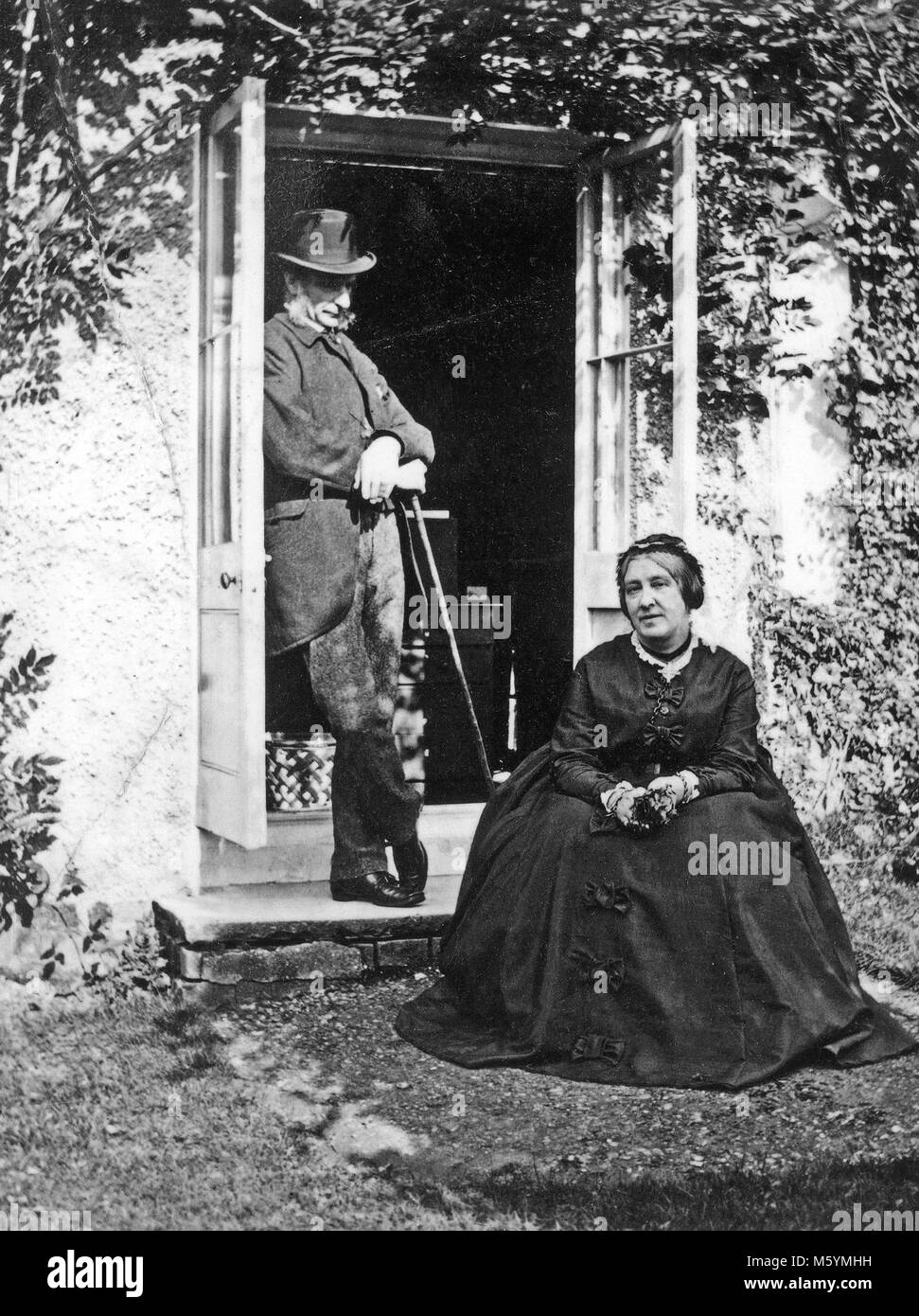 Charles kingsley 1819 1875 english novelist Black and White Stock ...