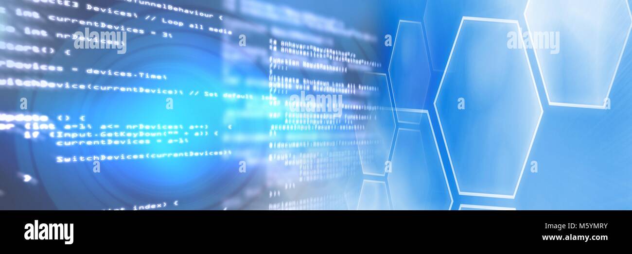 Coding text with transition Stock Photo - Alamy