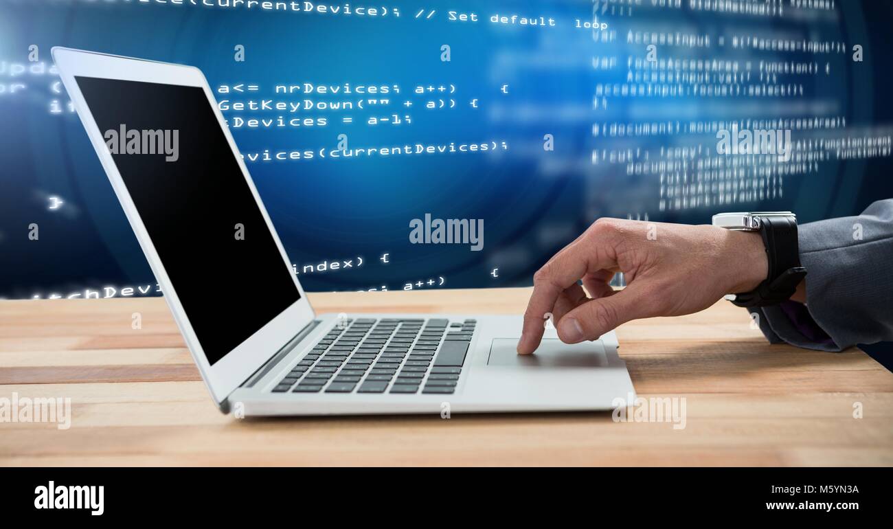 Hand coding text hi-res stock photography and images - Alamy
