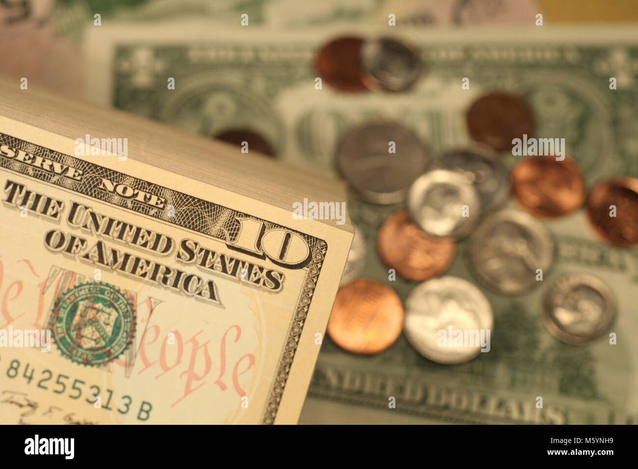 Huge Stack of Cash Stock Photo - Alamy