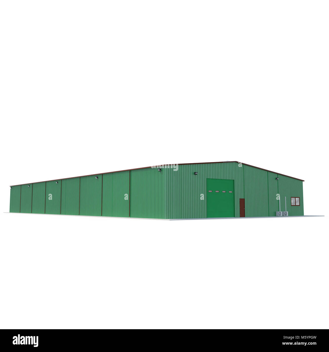 Green logistics building Cut Out Stock Images & Pictures - Alamy