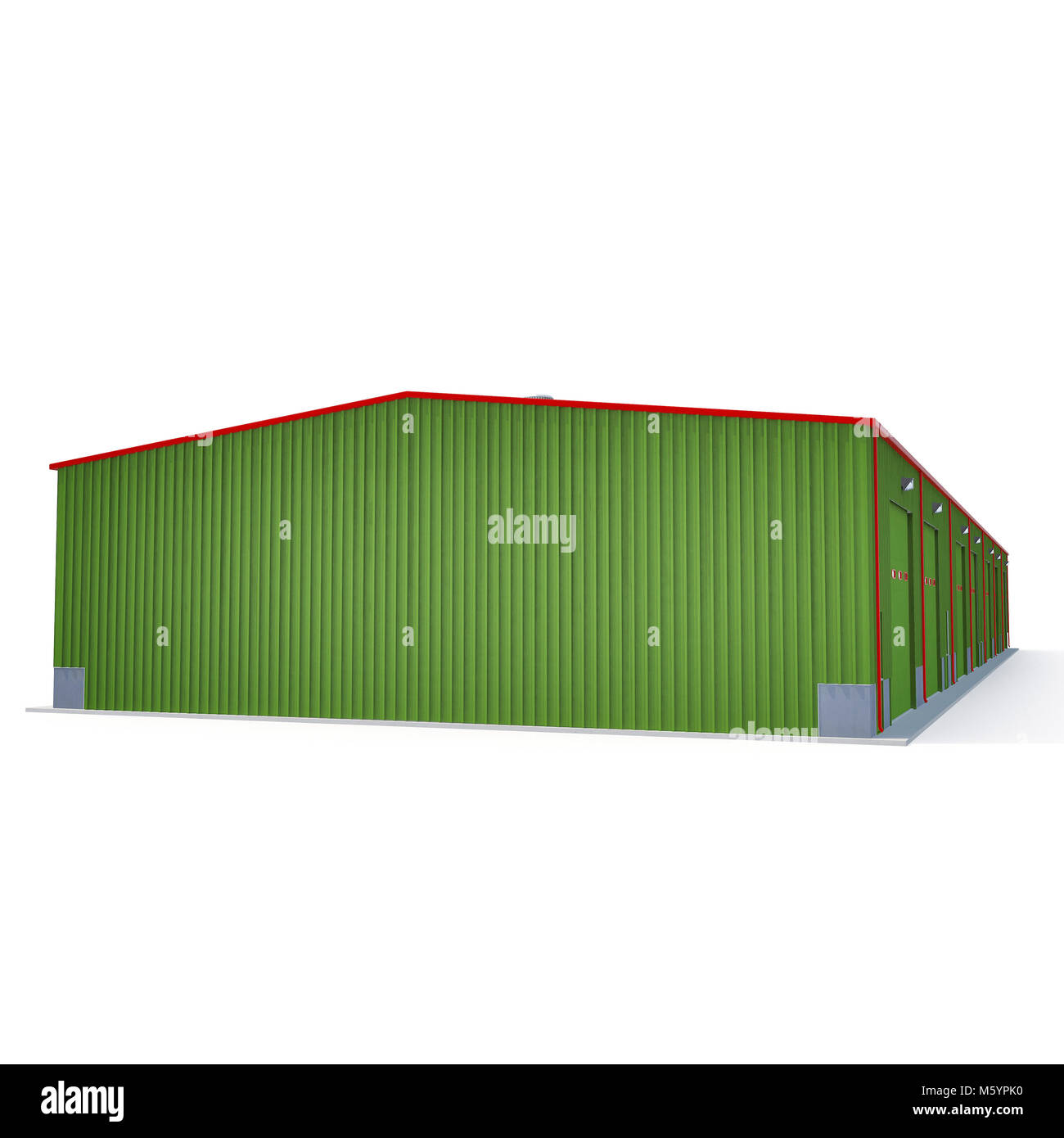 Green logistics building Cut Out Stock Images & Pictures - Alamy