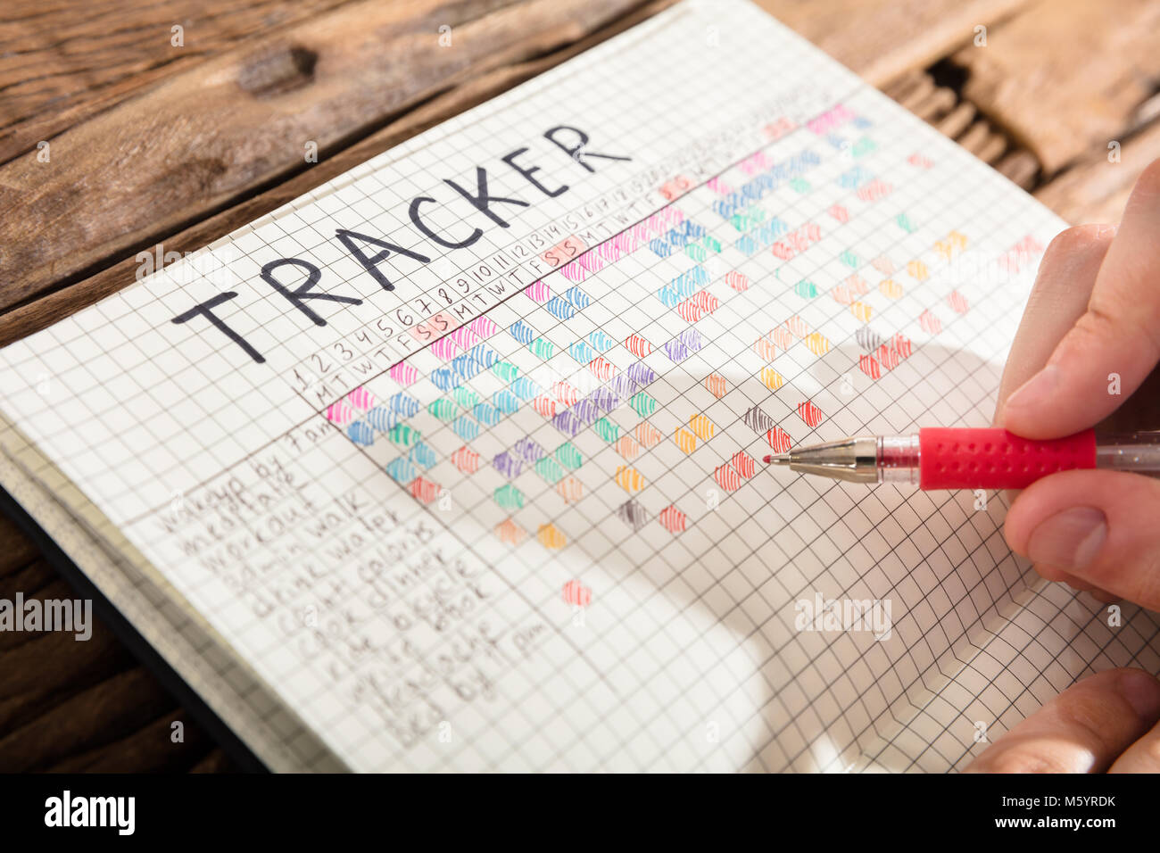 Workout tracker notebook hi-res stock photography and images - Alamy