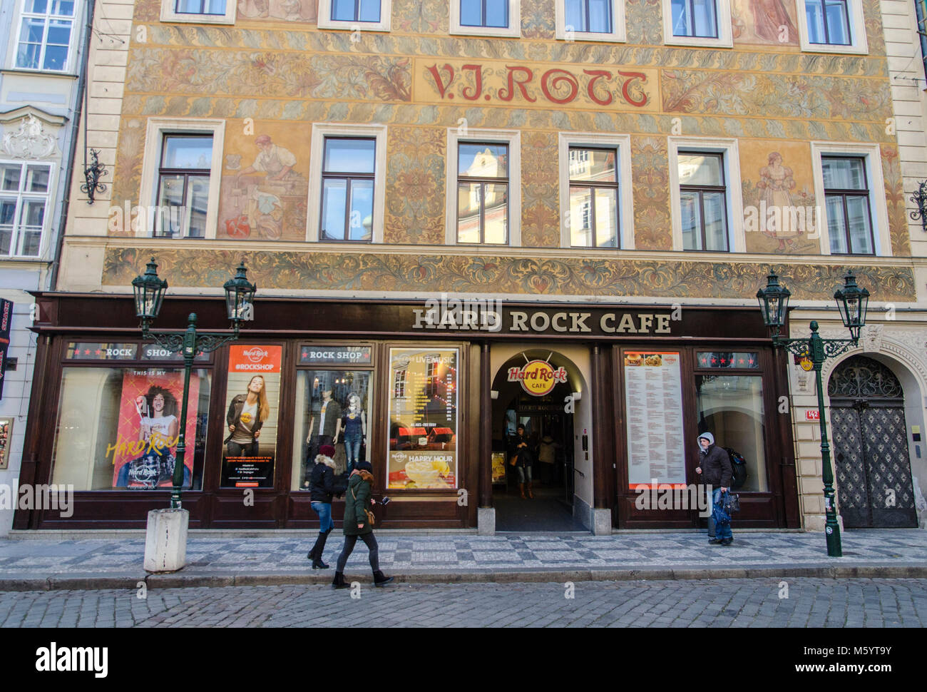 Prague hard rock cafe hi-res stock photography and images - Alamy