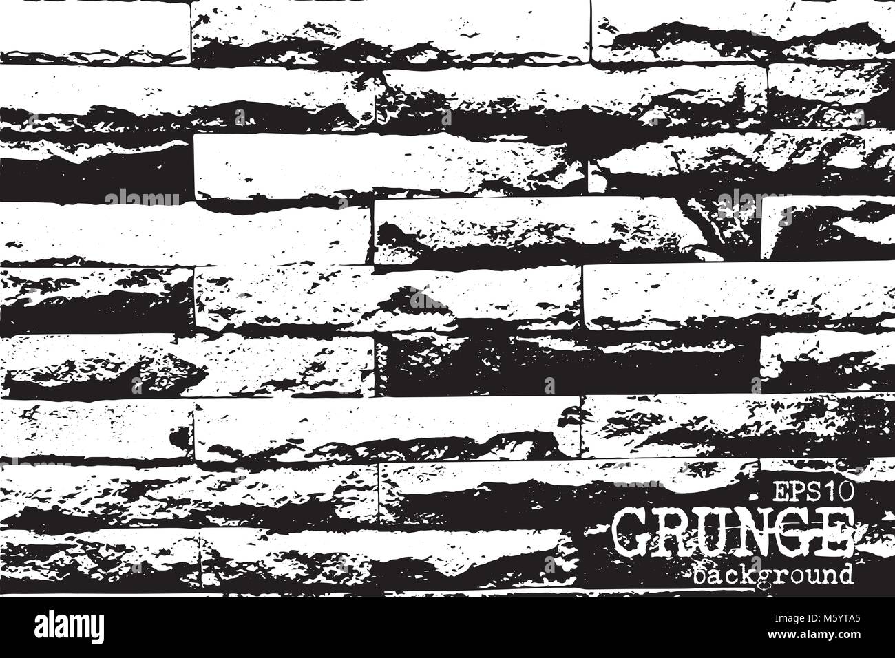 Grunge brick wall texture and background . Vector Stock Vector Image ...