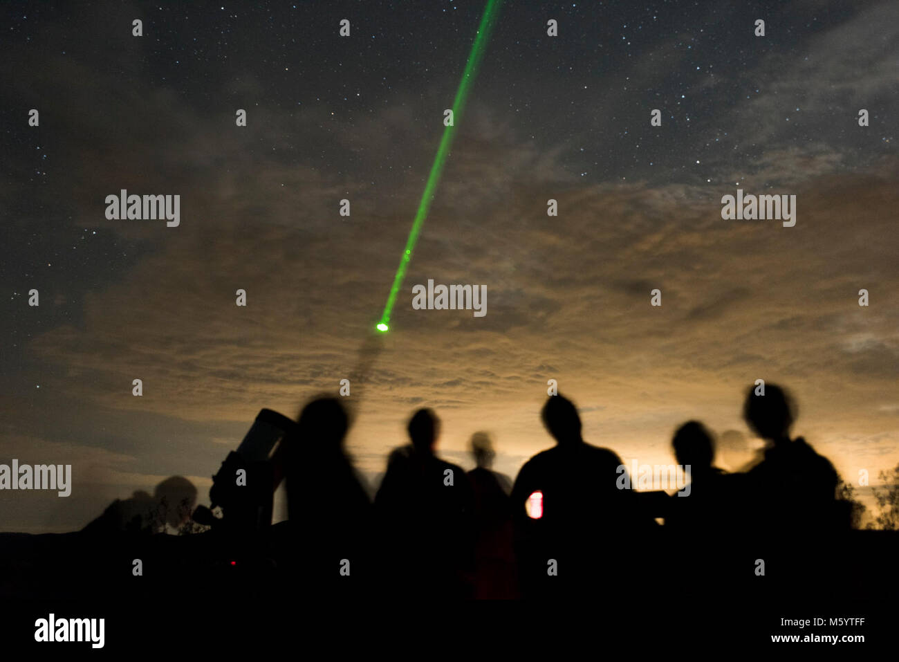 Star viewing through telescopes; 205 Night Sky Festival Stock Photo - Alamy