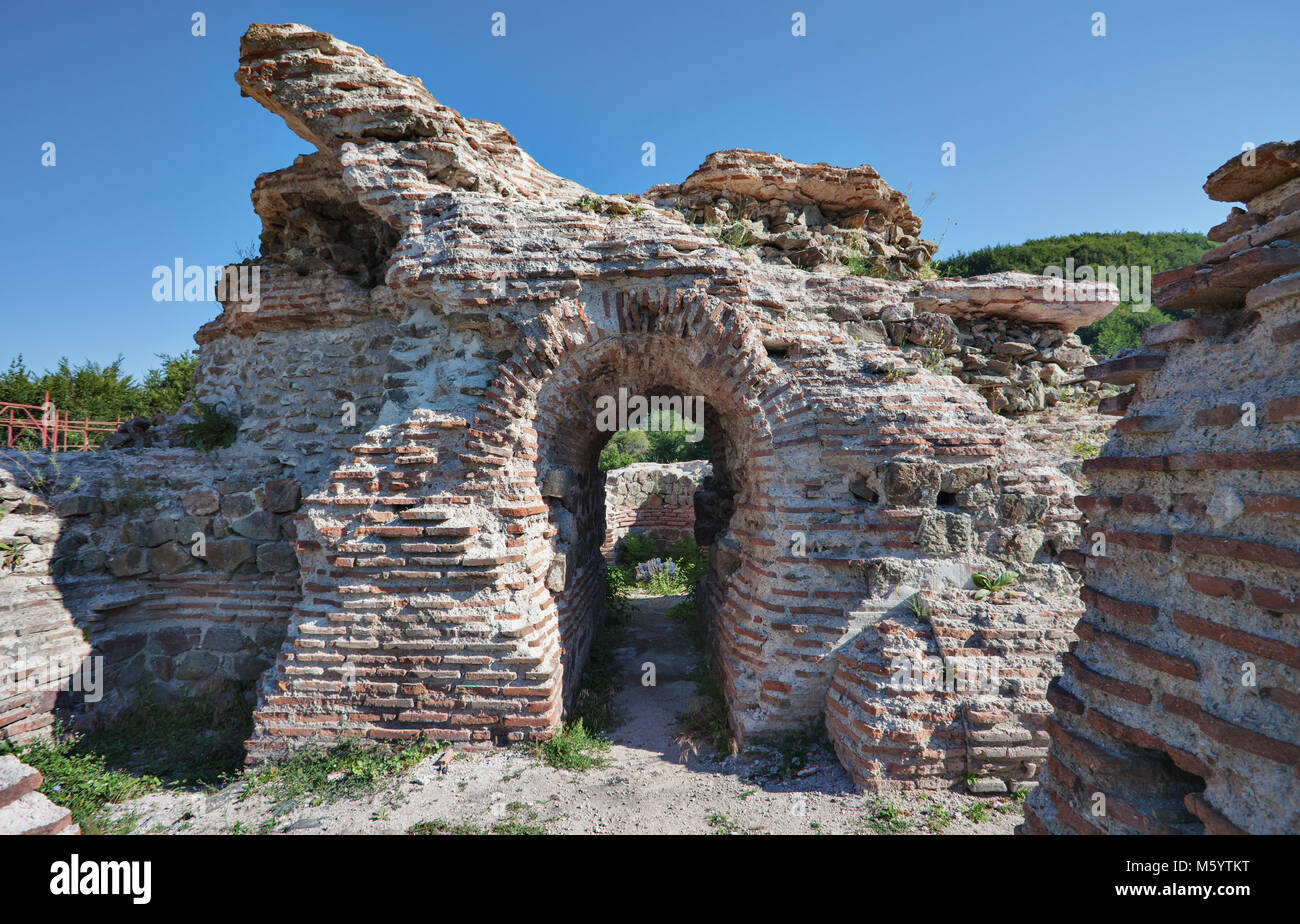 Gate of Trajan Fortress Bulgaria Stock Photo - Alamy