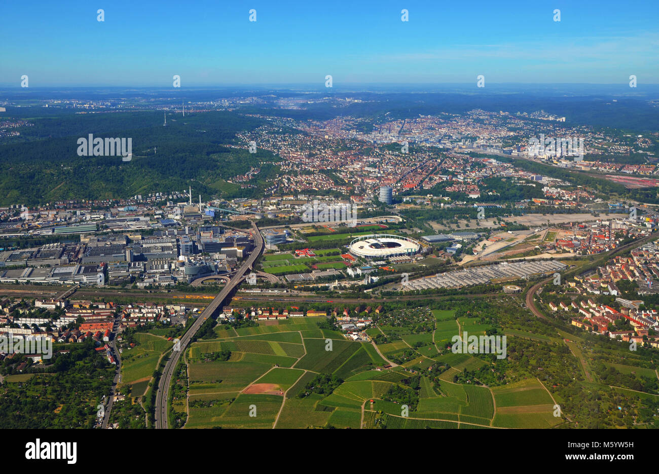 Soccer stadium aerial view germany hi-res stock photography and images ...