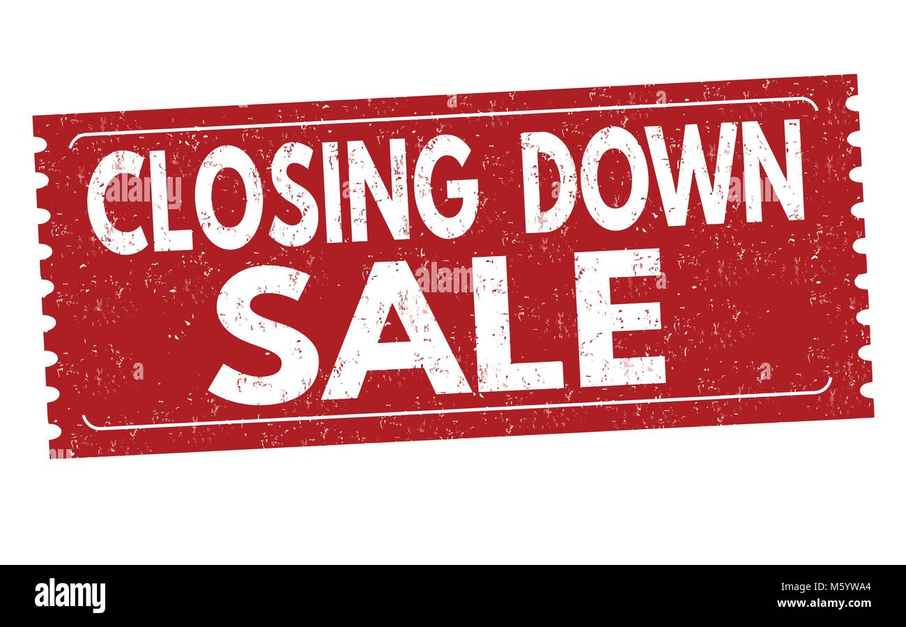 Closing down Stock Vector Images - Alamy