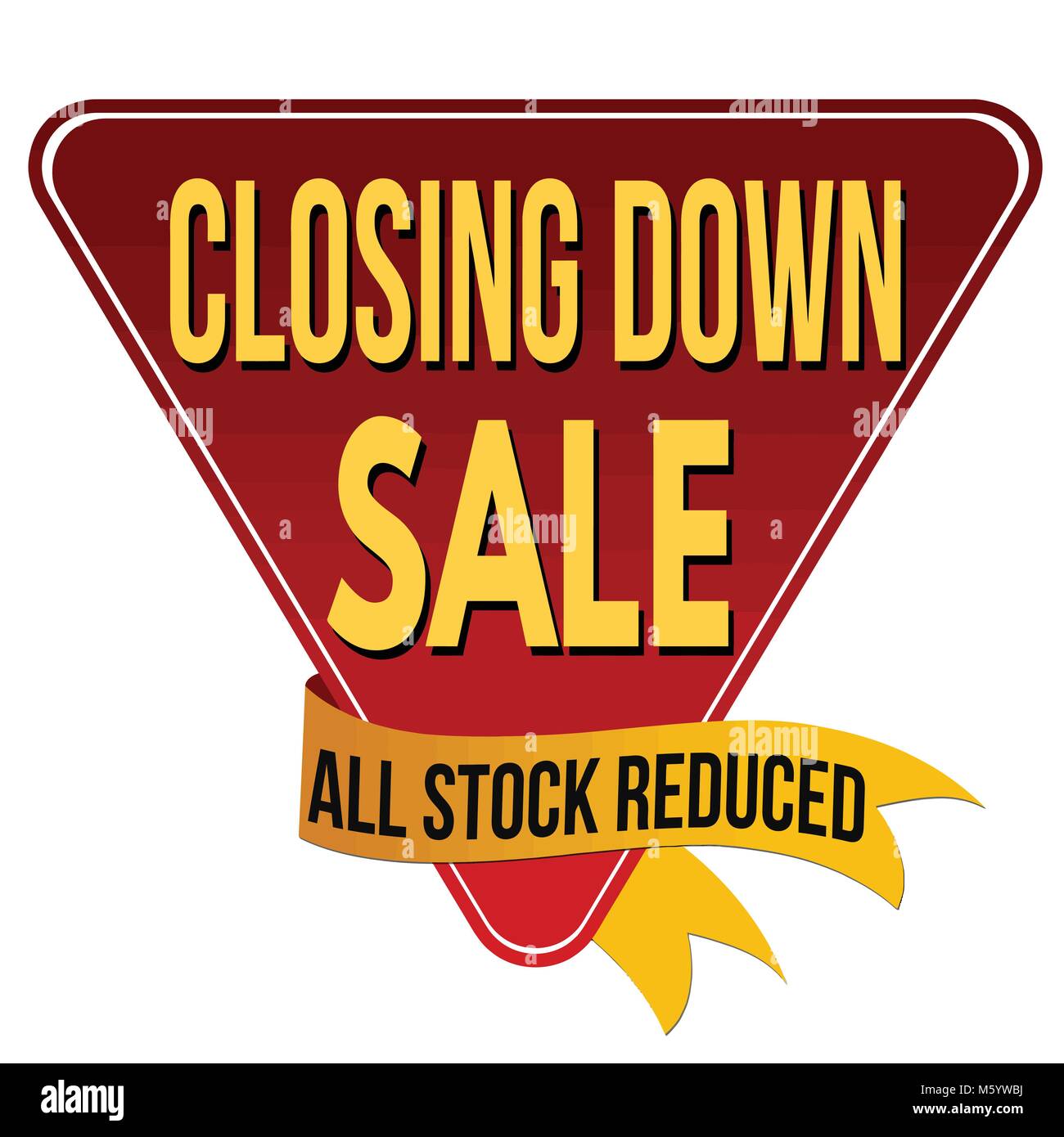 Store closing poster Stock Vector Images - Alamy