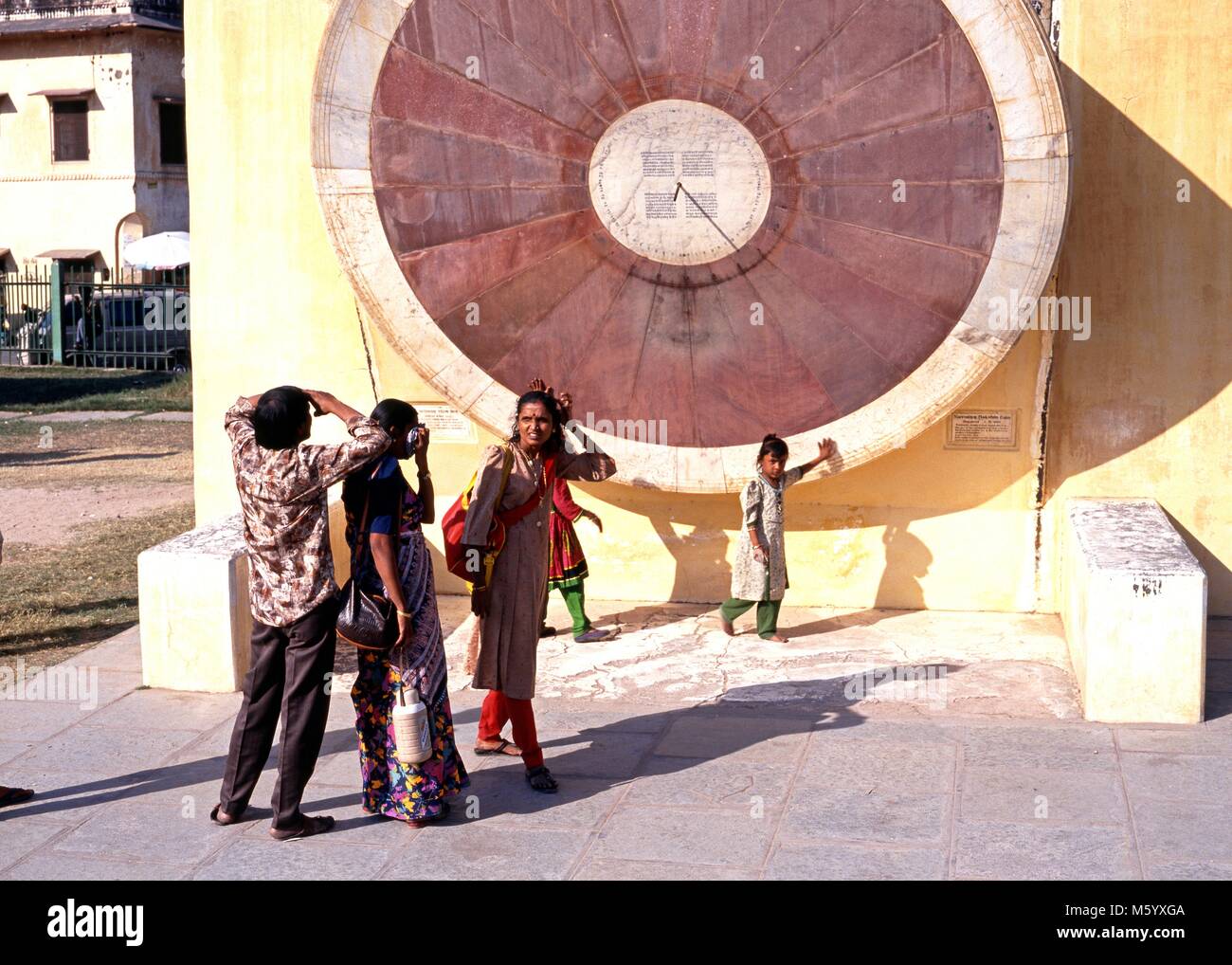 Giant sundial yantra observatory jaipur hi-res stock photography and ...