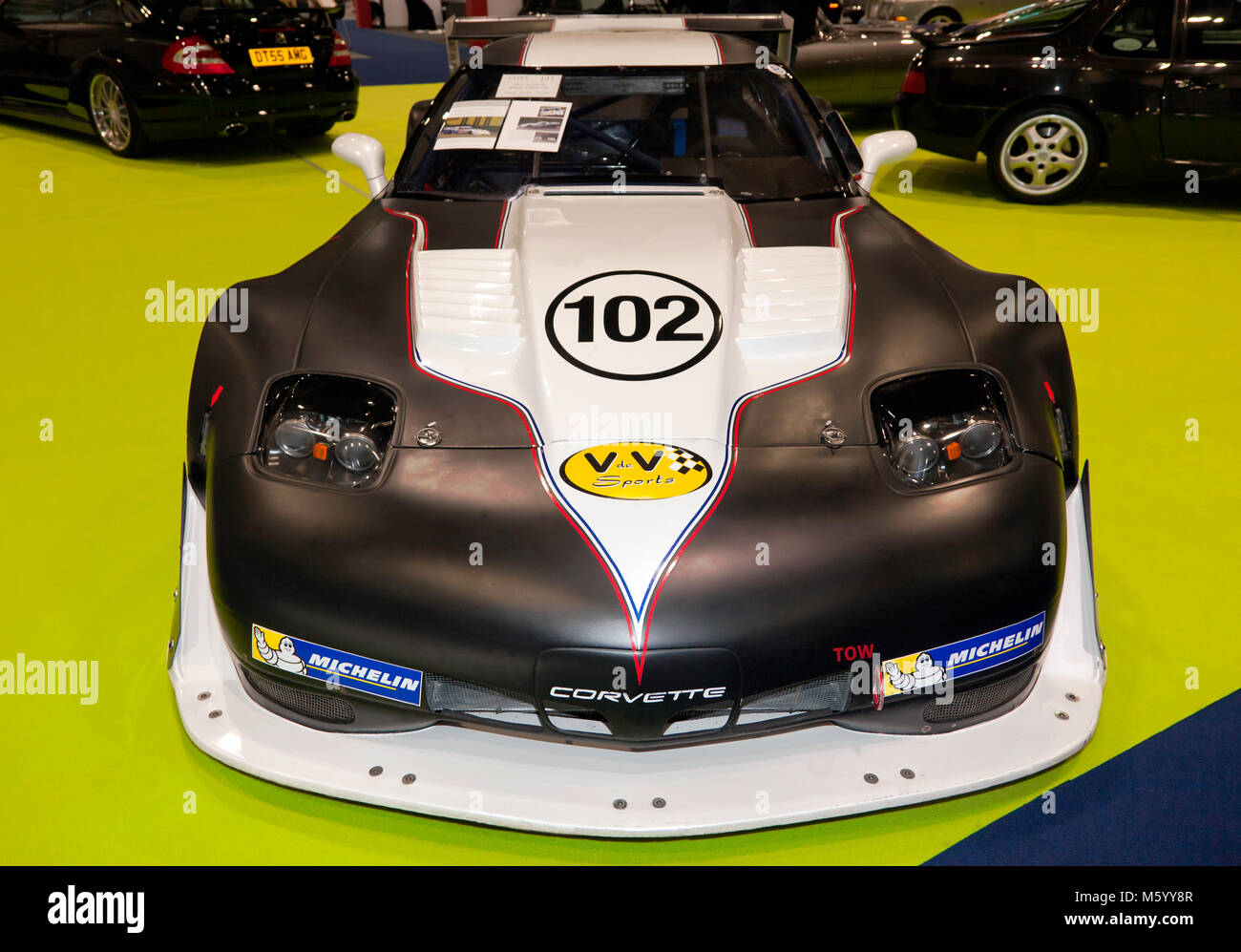 Front view of a 2005 Chevrolet Corvette by Riggins Engineering, on ...