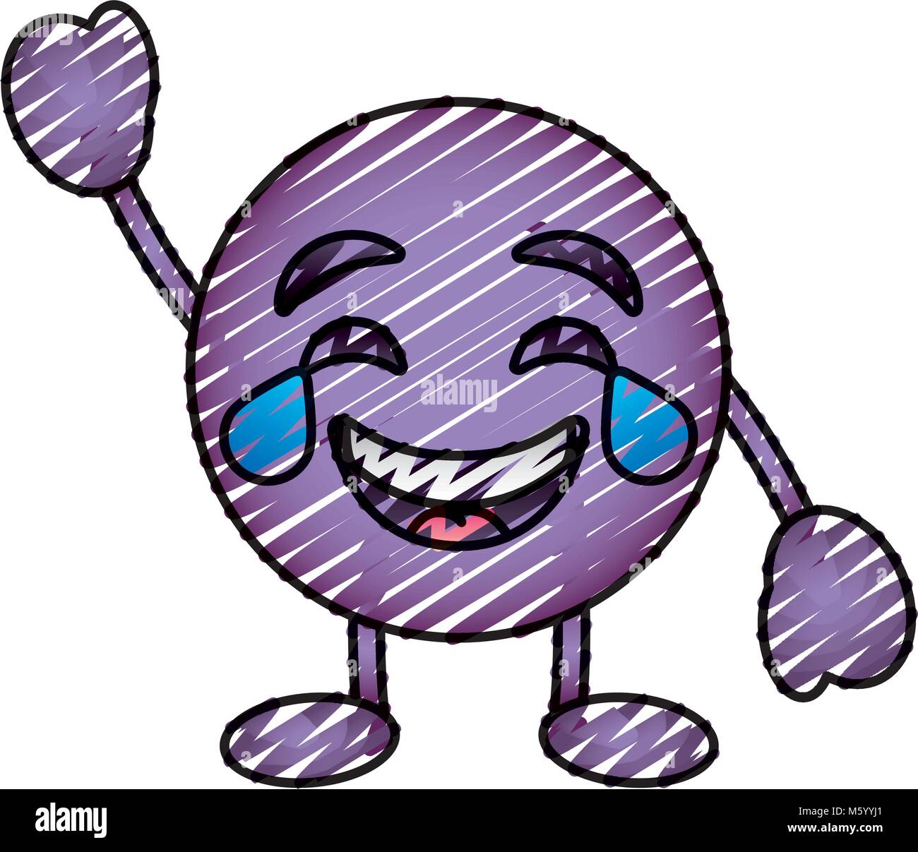 Purple smiley smiling face Stock Vector Images - Alamy