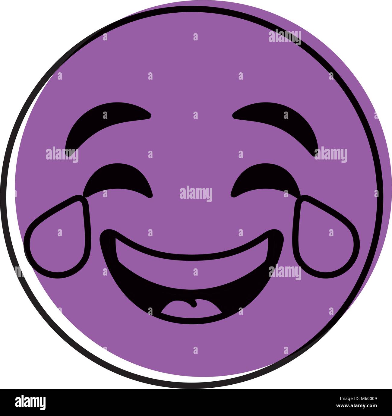 Cute Purple Smiley Faces