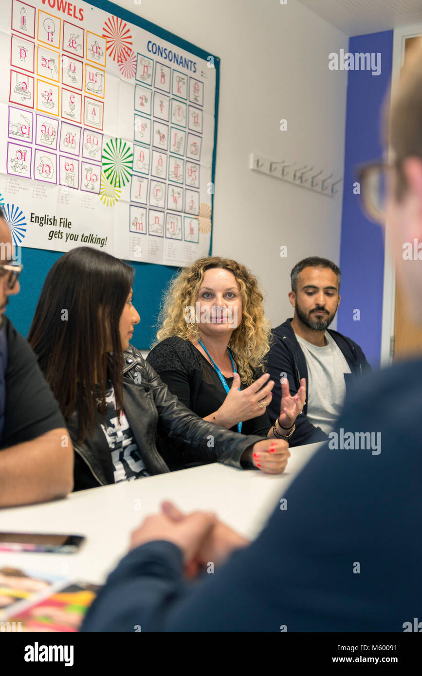 English language class hi-res stock photography and images - Alamy