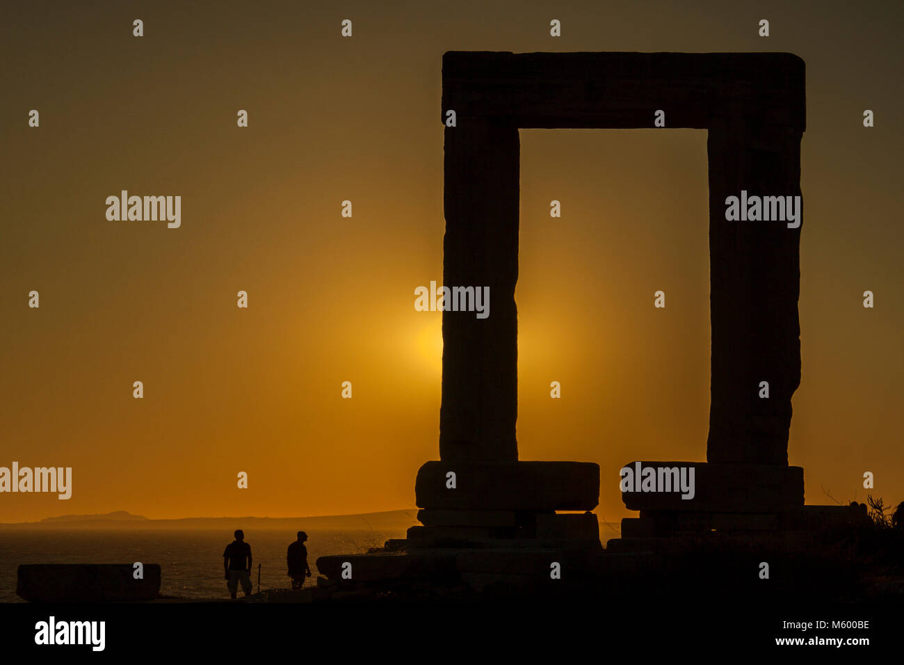 The ancient gate of the temple of Apollo God Stock Photo - Alamy