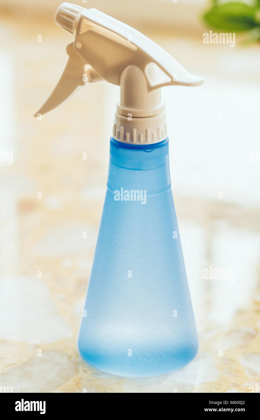 Spray bottle, close ups of details Stock Photo - Alamy