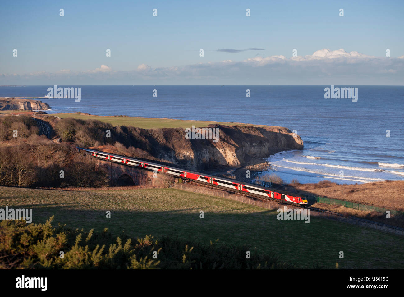 Durham coast railway hi-res stock photography and images - Alamy