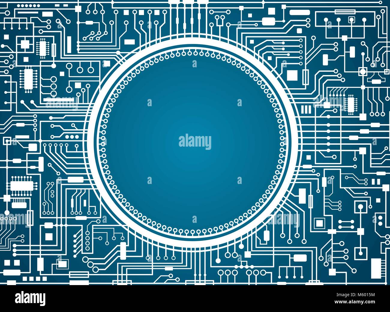 Computer circuit board Stock Vector Image & Art - Alamy