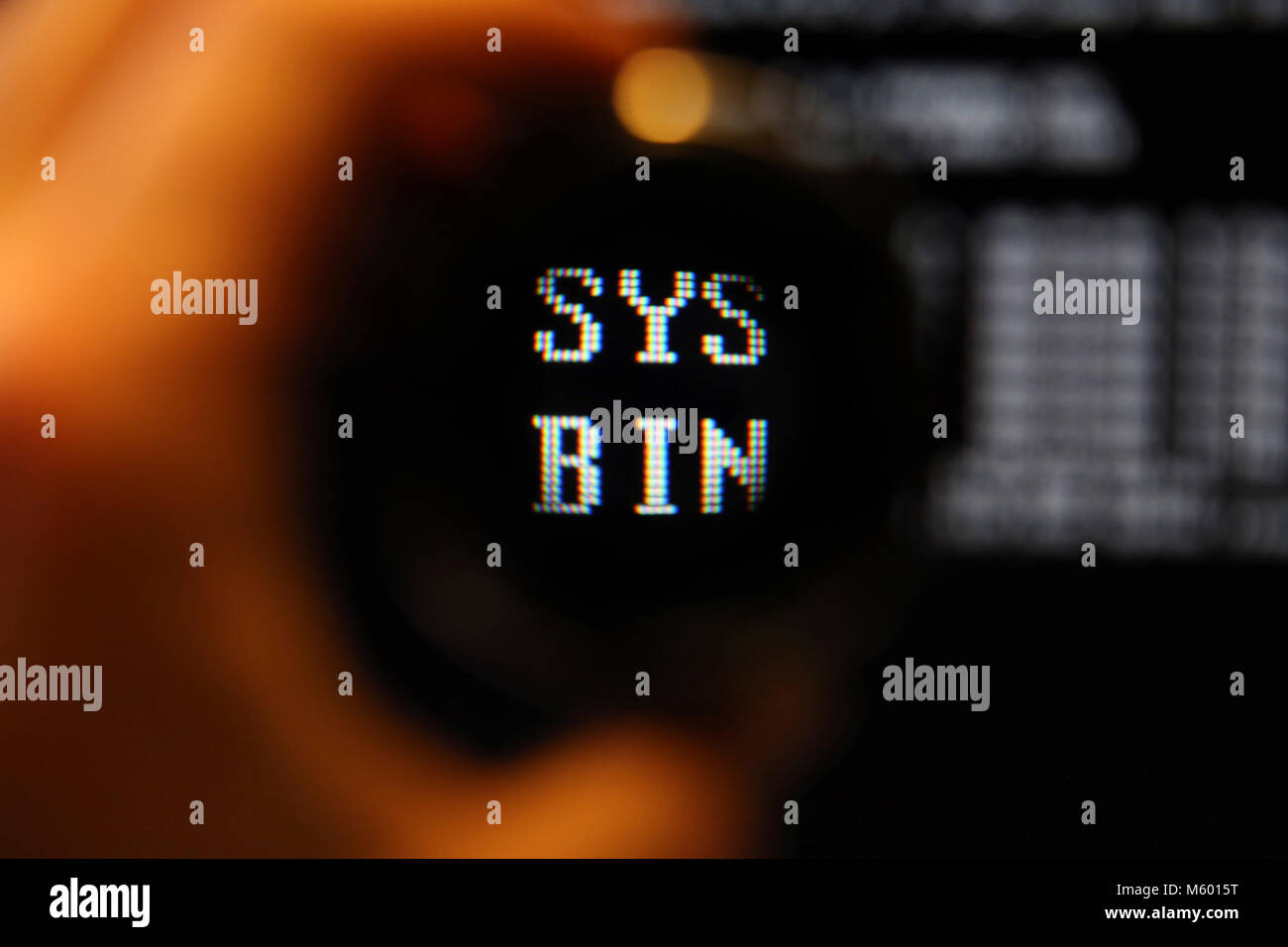 Dos computer screen hi-res stock photography and images - Alamy