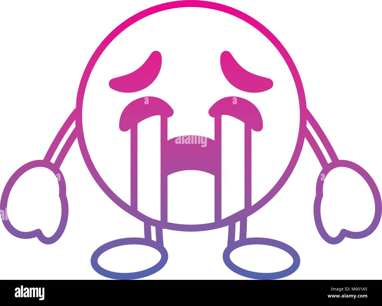 Cool face emoji crying hi-res stock photography and images - Alamy