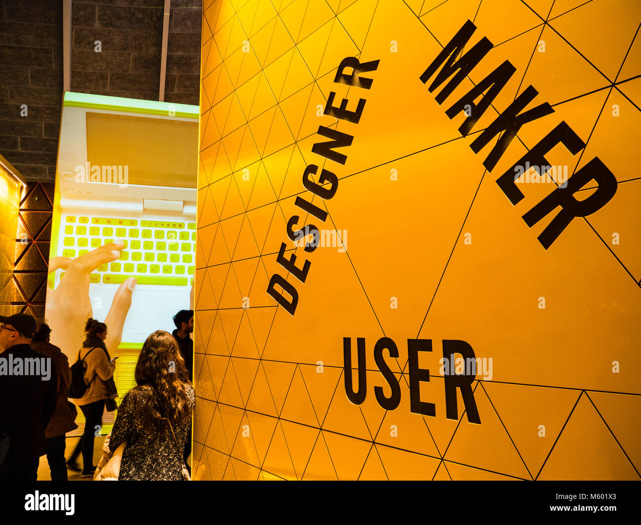 Designer, Maker, User, Design Museum, Kensington, London, England Stock ...