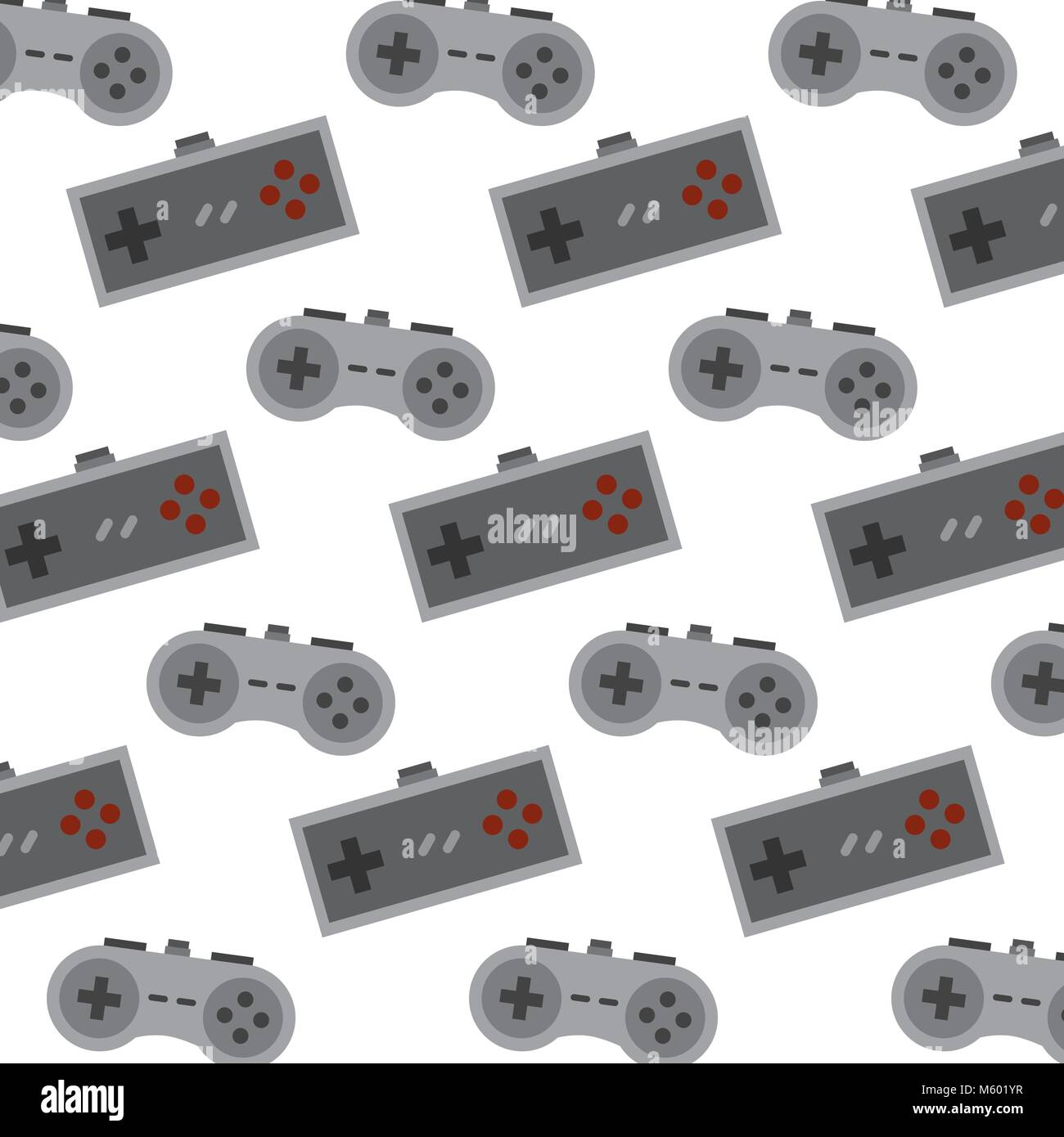 video game controller background devices retro pattern Stock Vector ...