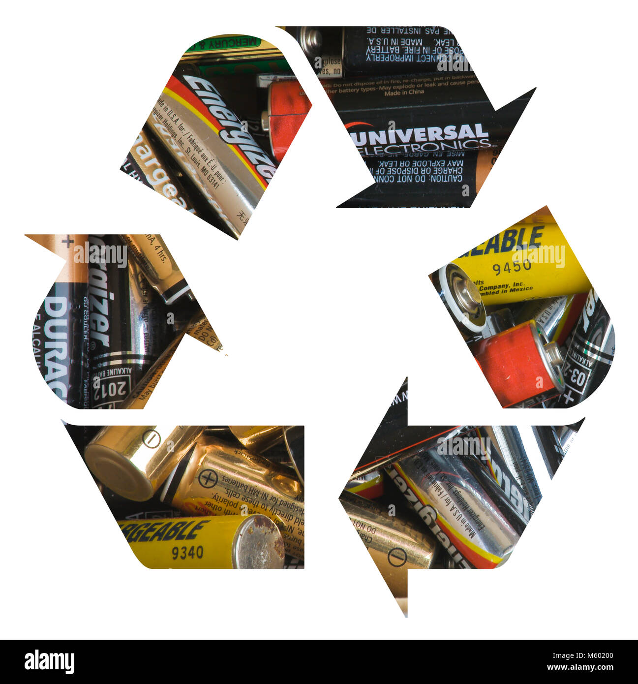 Assorted batteries (cells) ready for recycling Stock Photo - Alamy