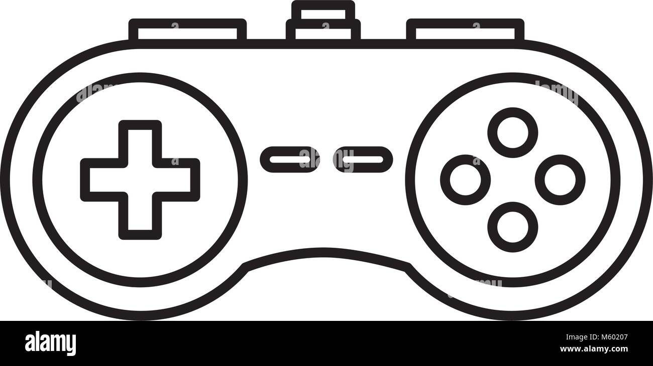 video console gamepad device buttons Stock Vector Image & Art - Alamy